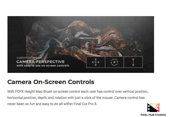 Pixel Film Studios Unveils FCPX Height Map Brush for Final Cut Pro X